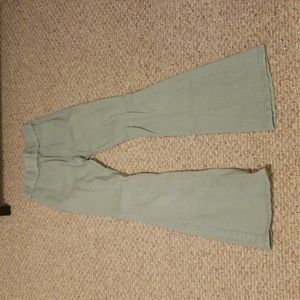 Source Unknown | Pants & Jumpsuits | Retro 9s Khaki Flares | Poshmark